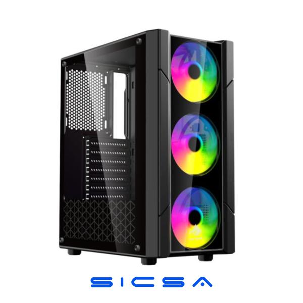 CASE EAGLE WARRIOR CG13ALRA001C MID TOWER VENTILADORES 3 DE 120MM CON ...